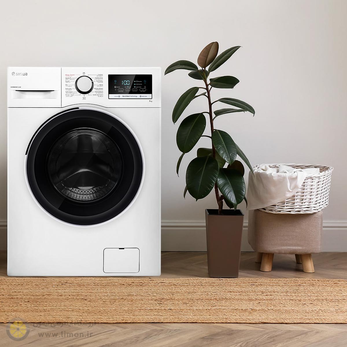 ماشین لباسشویی اسنوا مدل SWM-B80W - فاطر ویرا